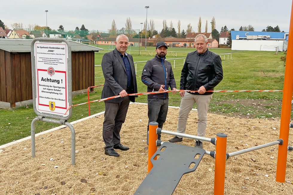 Trimm-Dich-Parcours | Drei Gleichen Druck